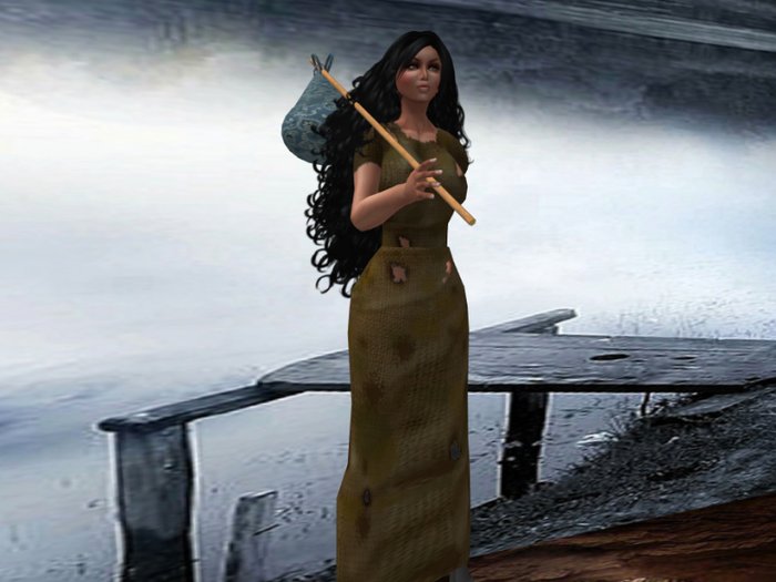 Second Life Marketplace - Burlap Peasant Outfit Second Life Marketplace - Burlap Peasant Outfit